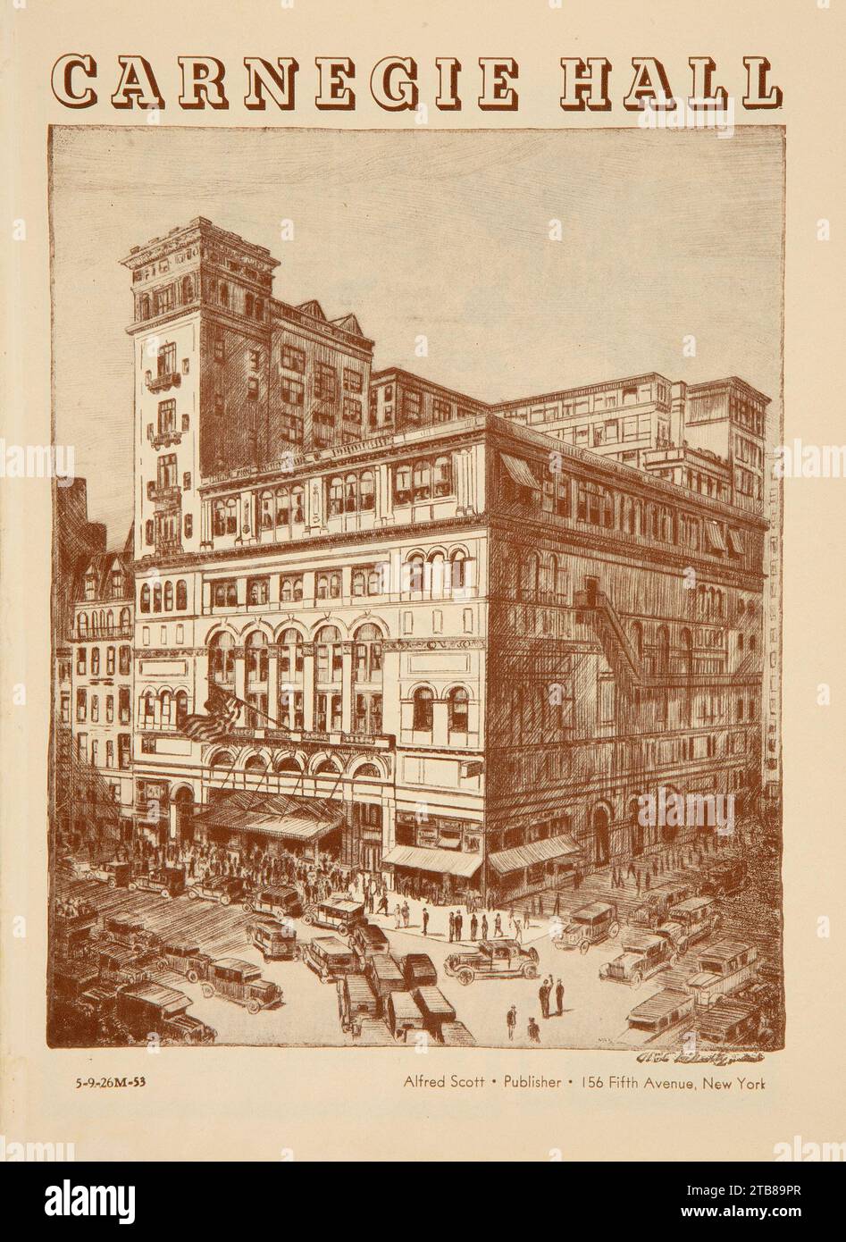 Carnegie hall concert poster hi-res stock photography and images - Alamy