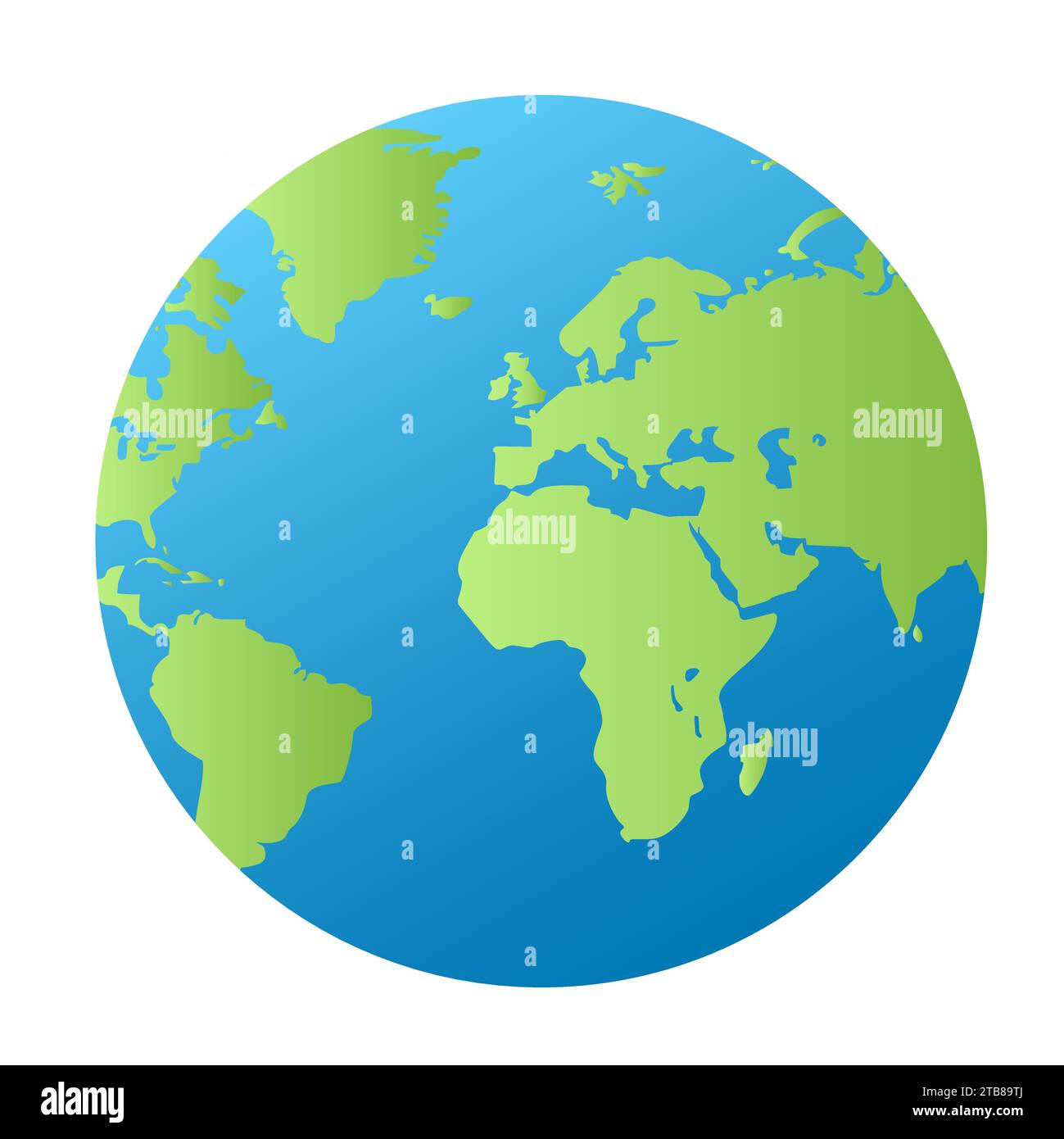 Planet earth 3d on blue Stock Vector Images - Alamy