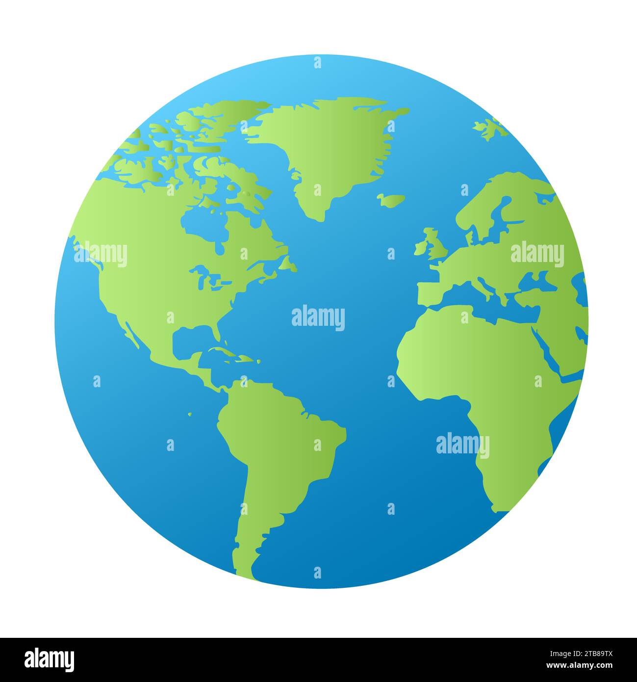 earth globe isolated on white Stock Vector Image & Art - Alamy