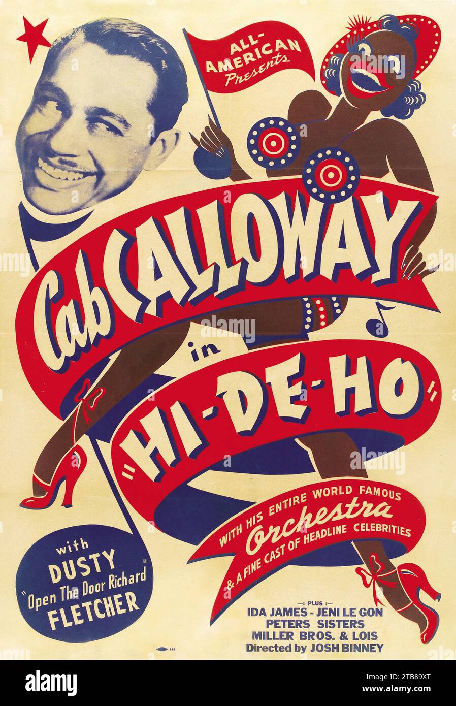 Vintage Jazz poster - Cab Calloway - Hi De Ho (All-American, 1947 ...