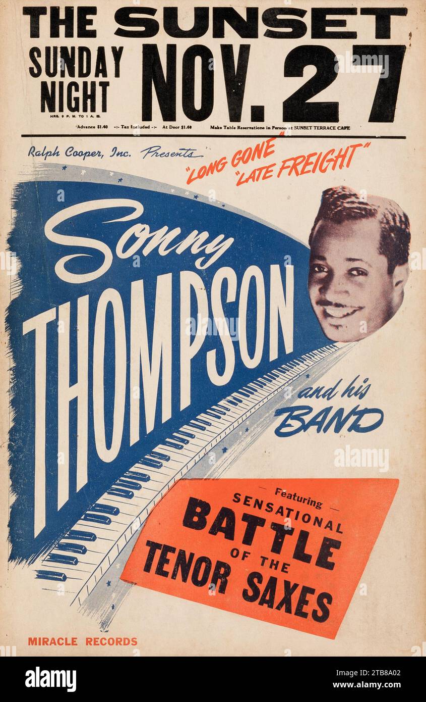 Sonny thompson poster hi-res stock photography and images - Alamy