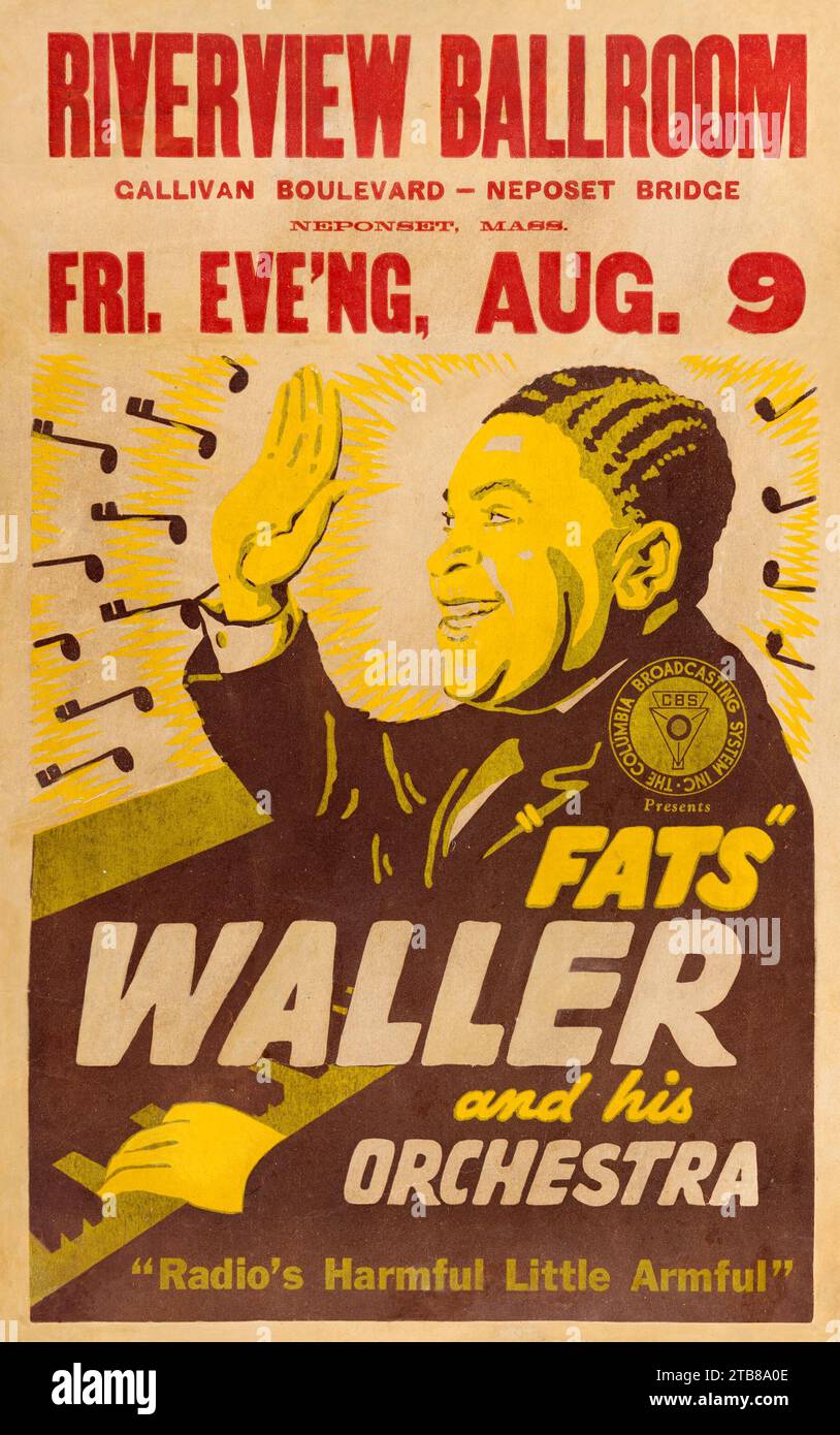 Fats waller poster hi-res stock photography and images - Alamy