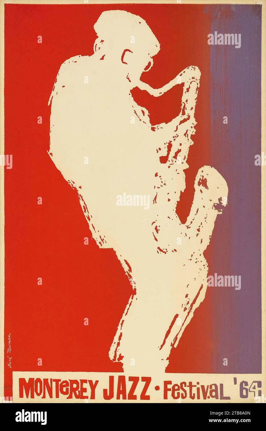 Monterey jazz poster hi-res stock photography and images - Alamy