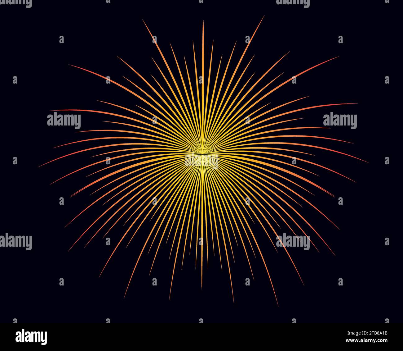 Fireworks celebration on july Stock Vector Images - Alamy