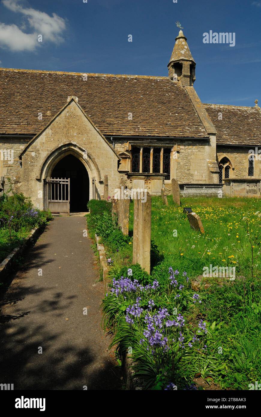 St Nicholas church, Biddestone, Wiltshire Stock Photo - Alamy