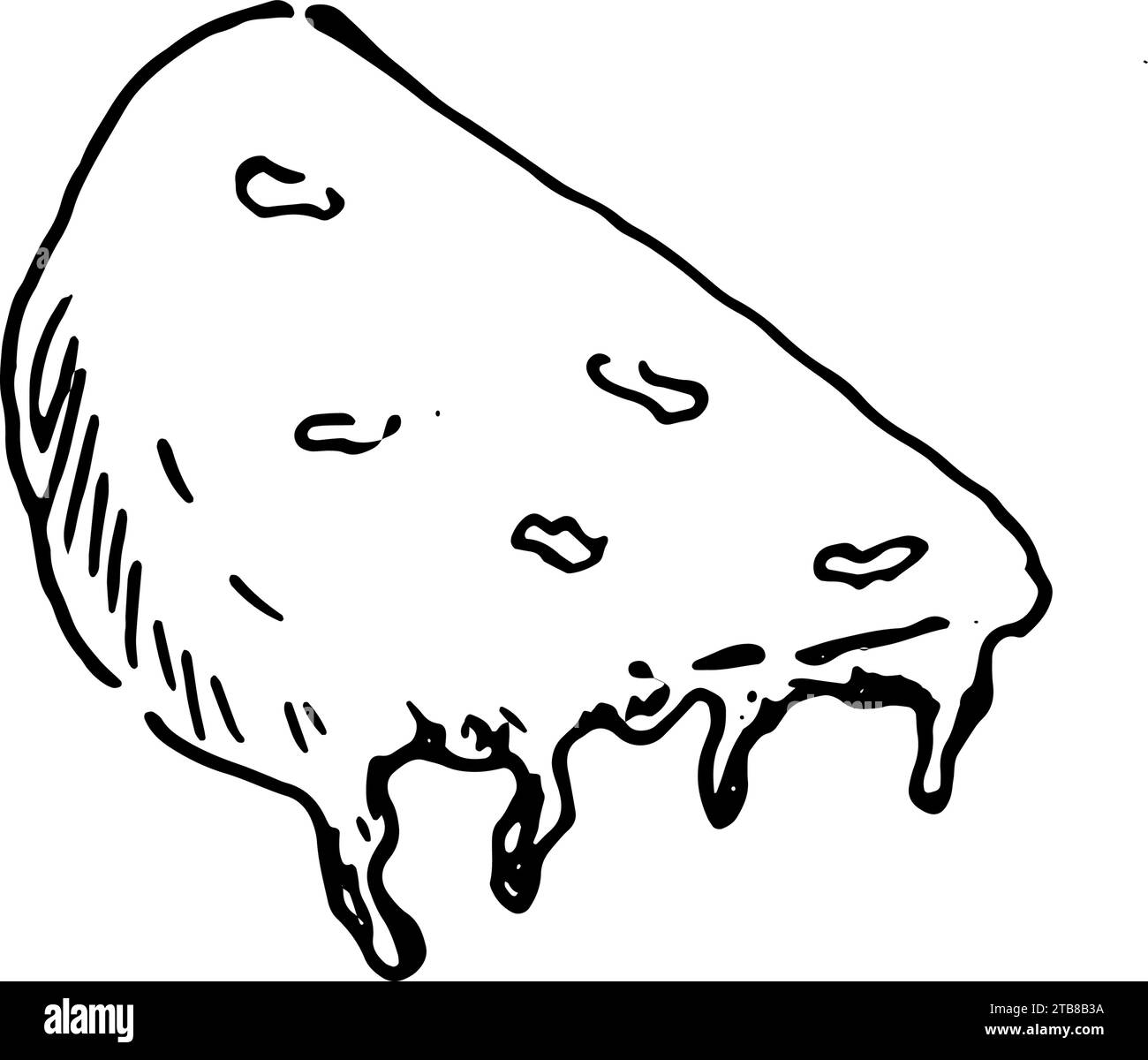 Georgian traditional pie. Mingrelian khachapuri Stock Vector Image ...
