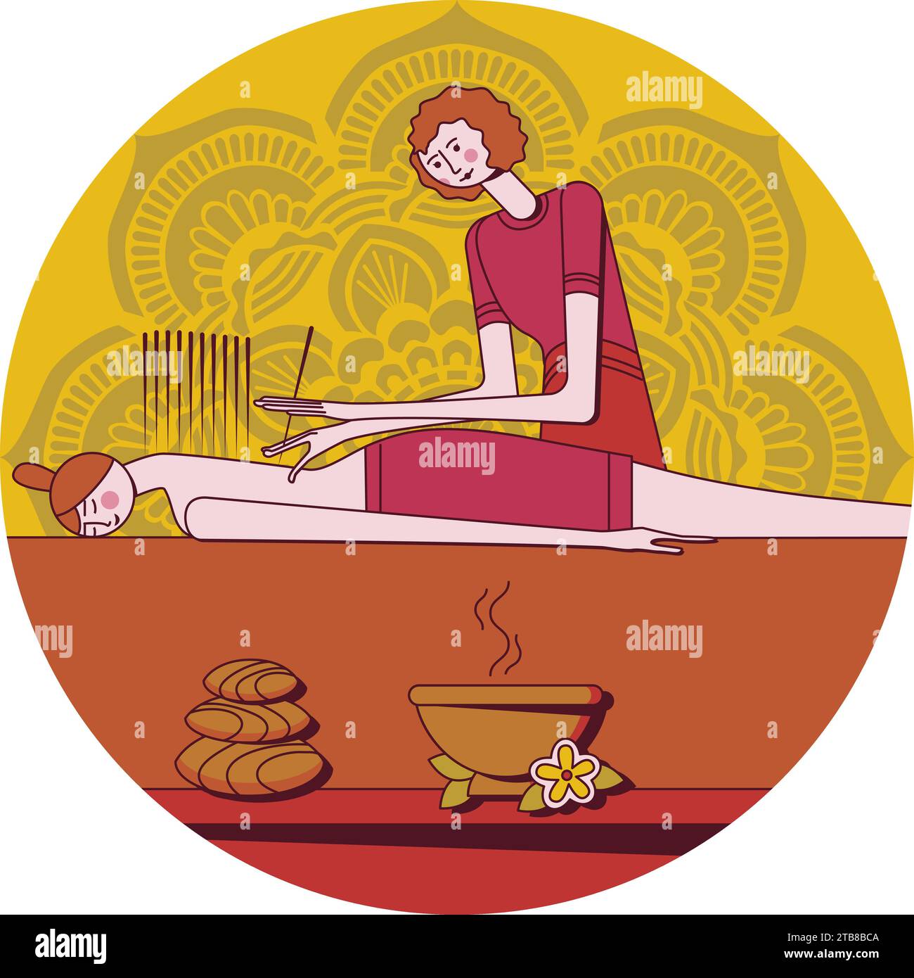 Needle Acupuncture Treatment with professional acupuncturist in spa ...