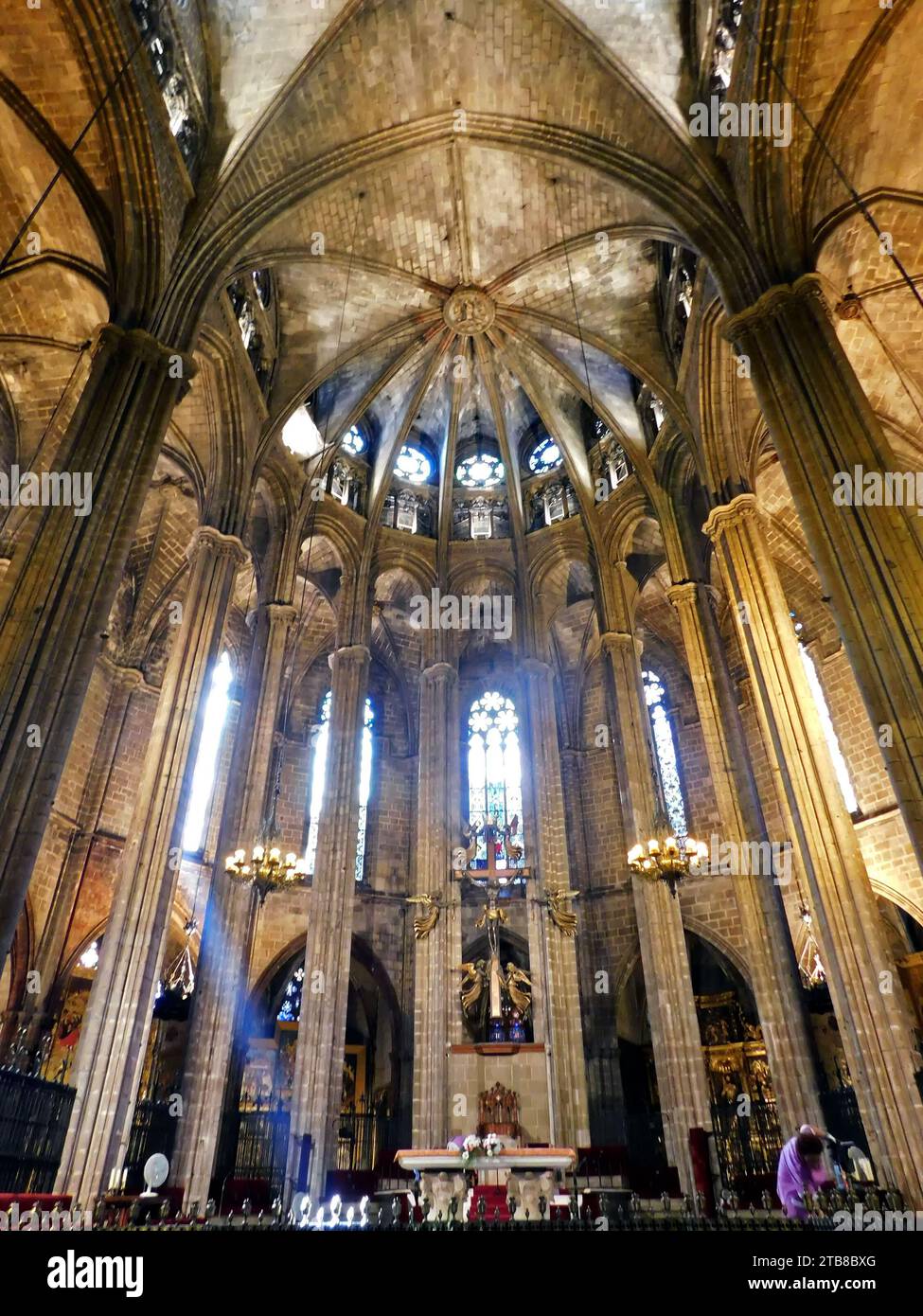 The interior of the Temple of the Atonement is a Catholic church ...