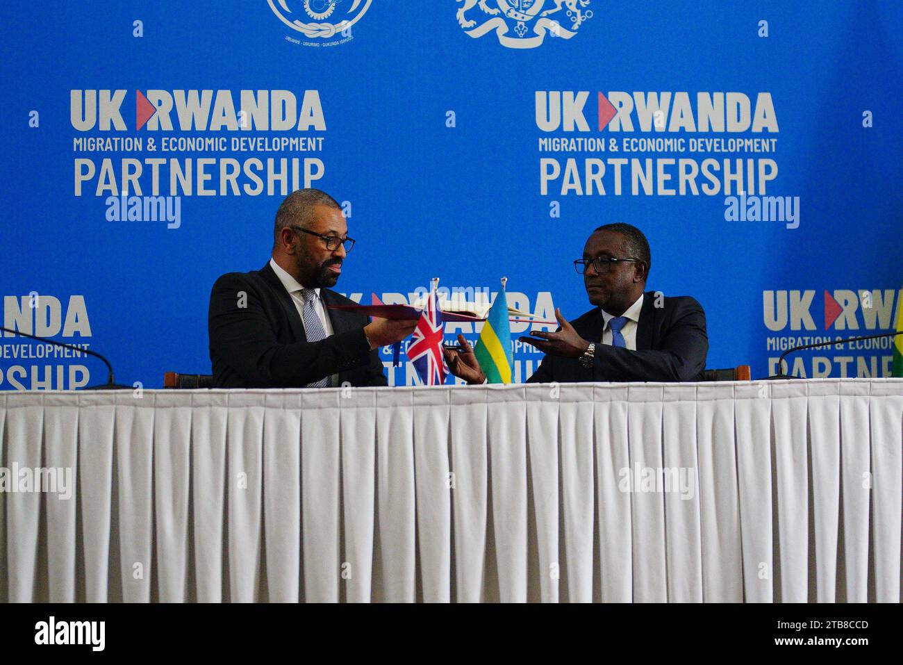 Rwanda treaty james cleverly hi-res stock photography and images - Alamy