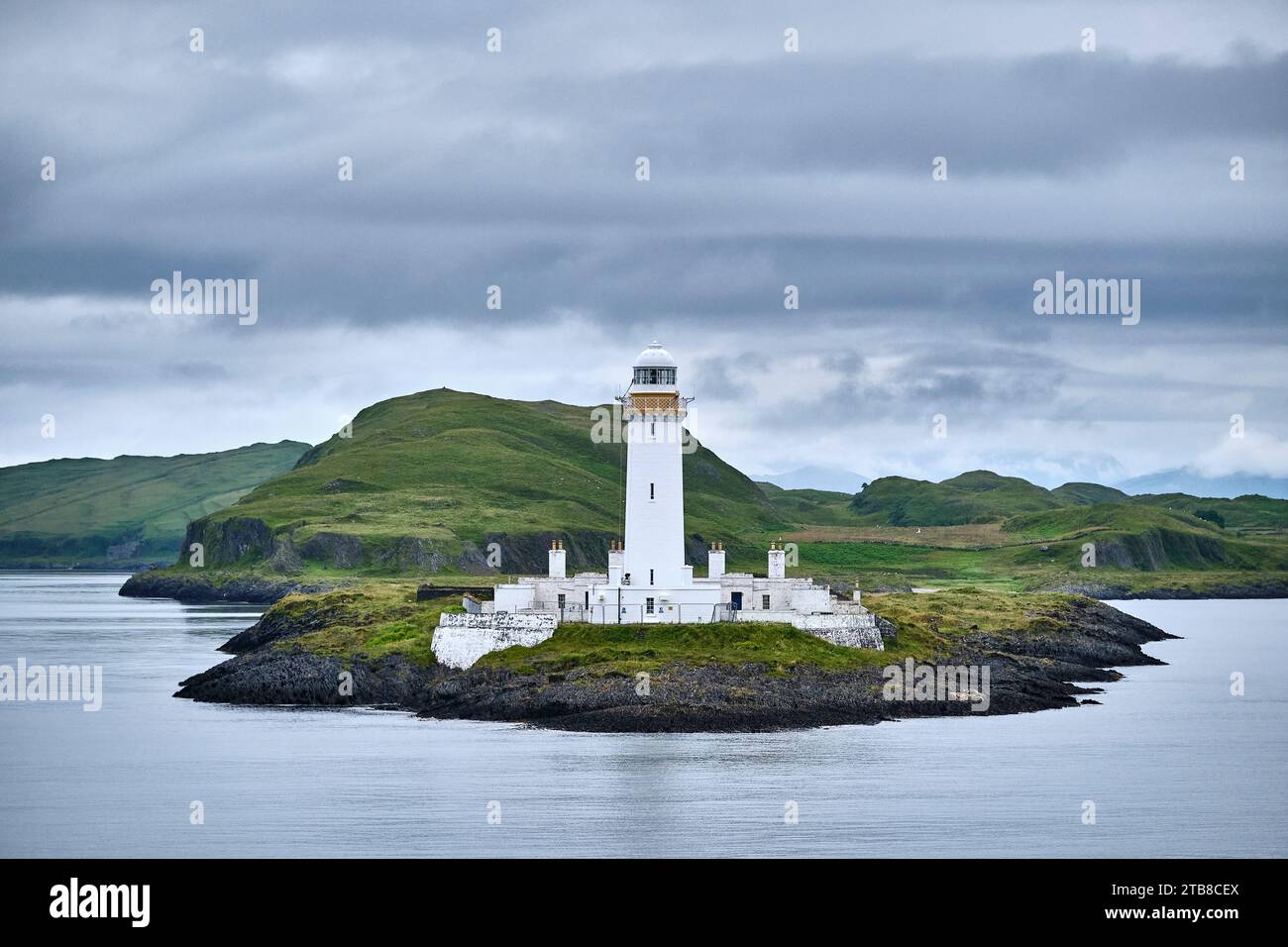 Eilean Musdile, Lismore Lighthouse, between Oban and the Isle of Mull ...