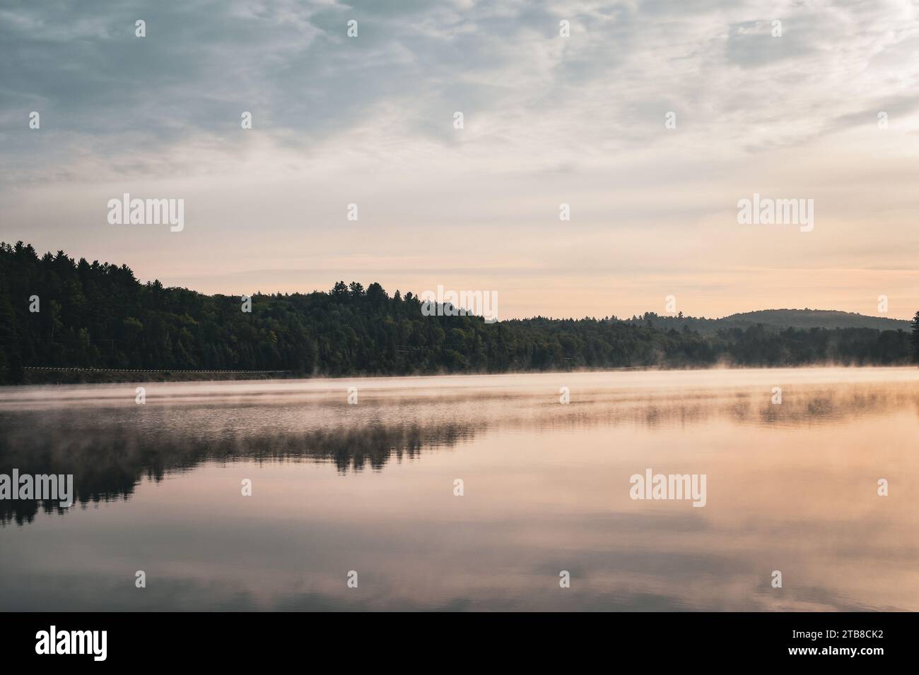 Lake of Two Rivers Algonquin Stock Photo - Alamy