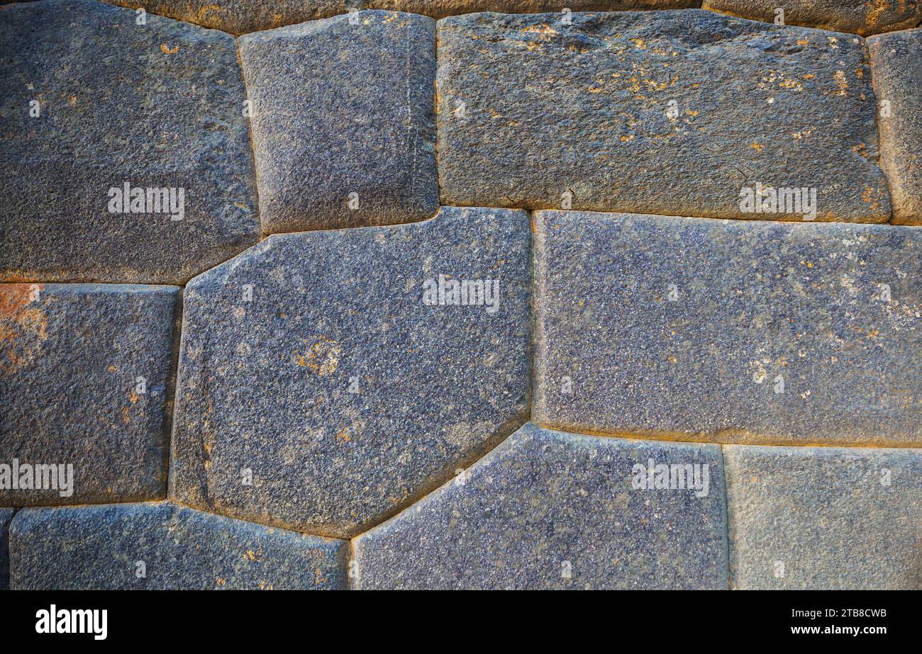 Machu picchu stone texture pattern hi-res stock photography and images ...