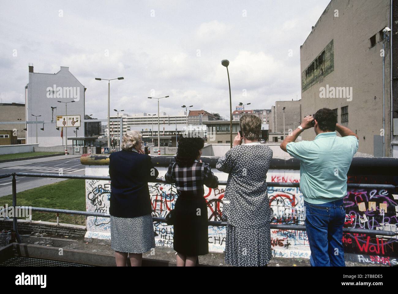 Europe, Germany, Brandenburg, Berlin, 1989, Checkpoint Charlie ...