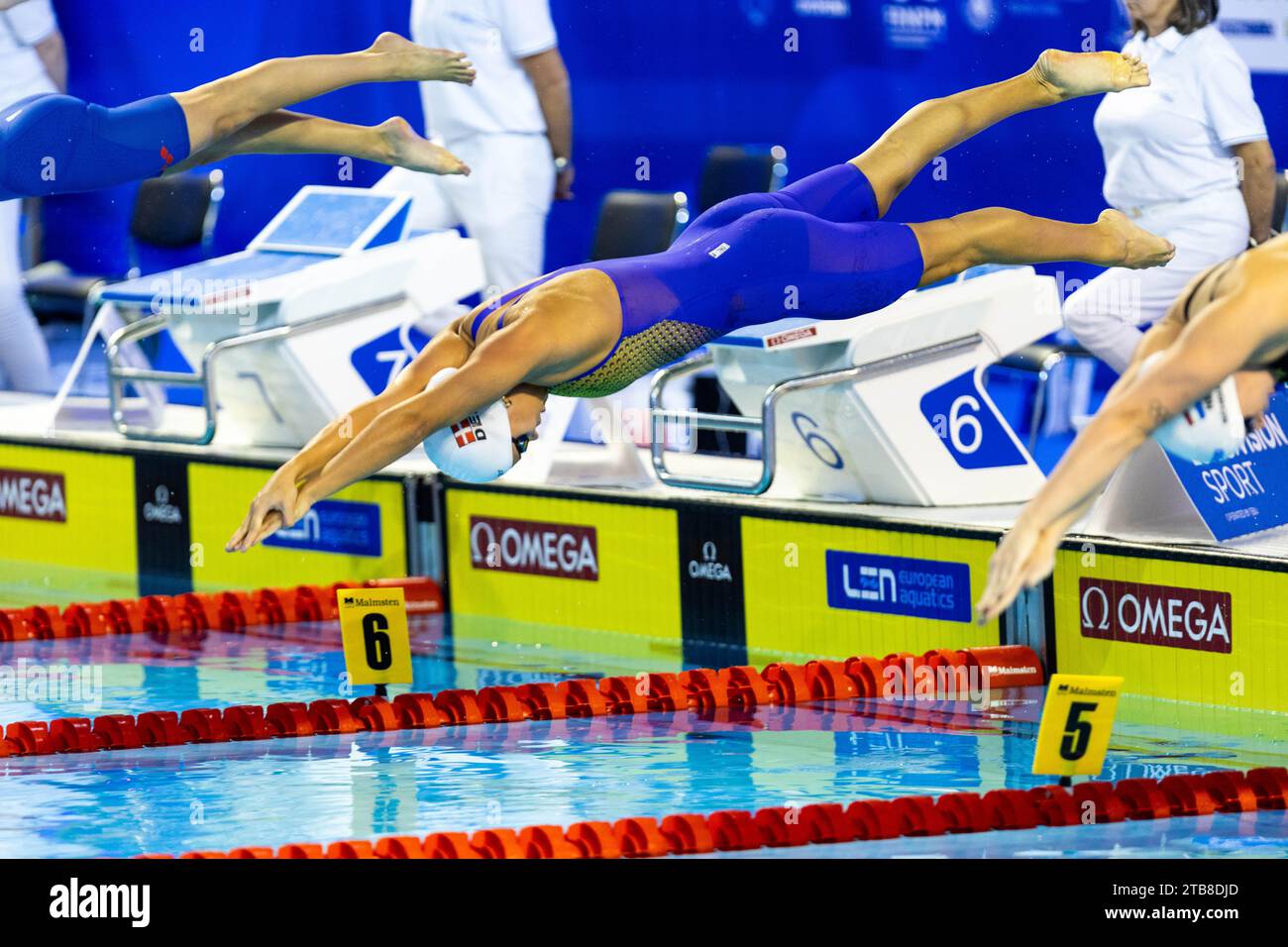 Blomsterberg Thea of Denmark during Women´s 100m Breaststroke Heats at ...