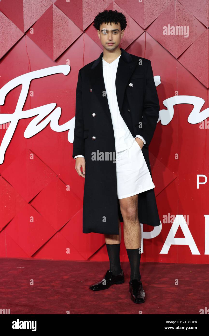 London, UK. December 4th, 2023. British actor Archie Madekwe arriving ...