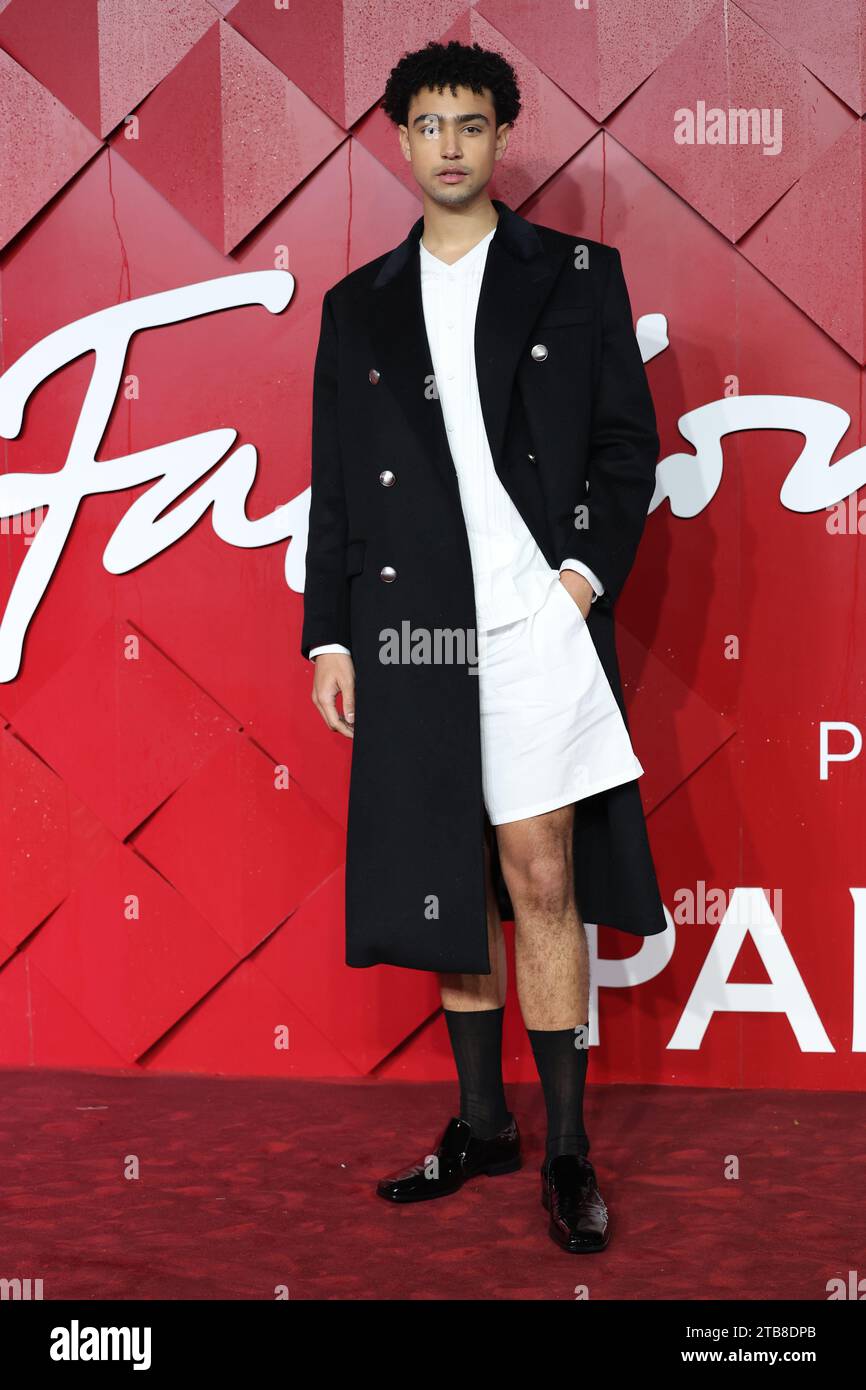 London, UK. December 4th, 2023. British actor Archie Madekwe arriving ...