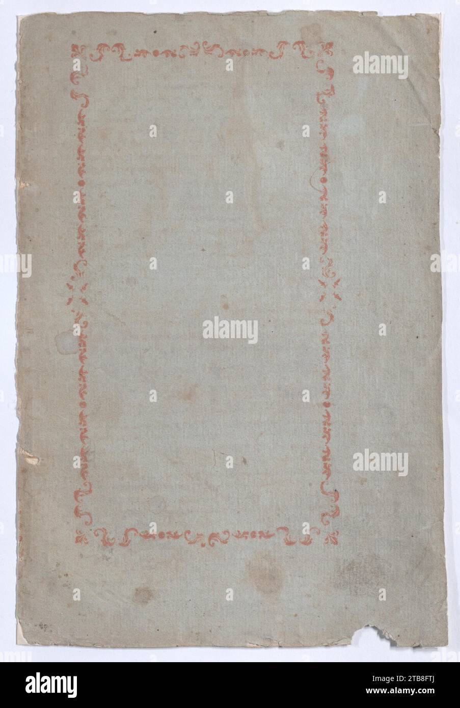 Sheet with red rectangular design 1939 by Anonymous Stock Photo - Alamy