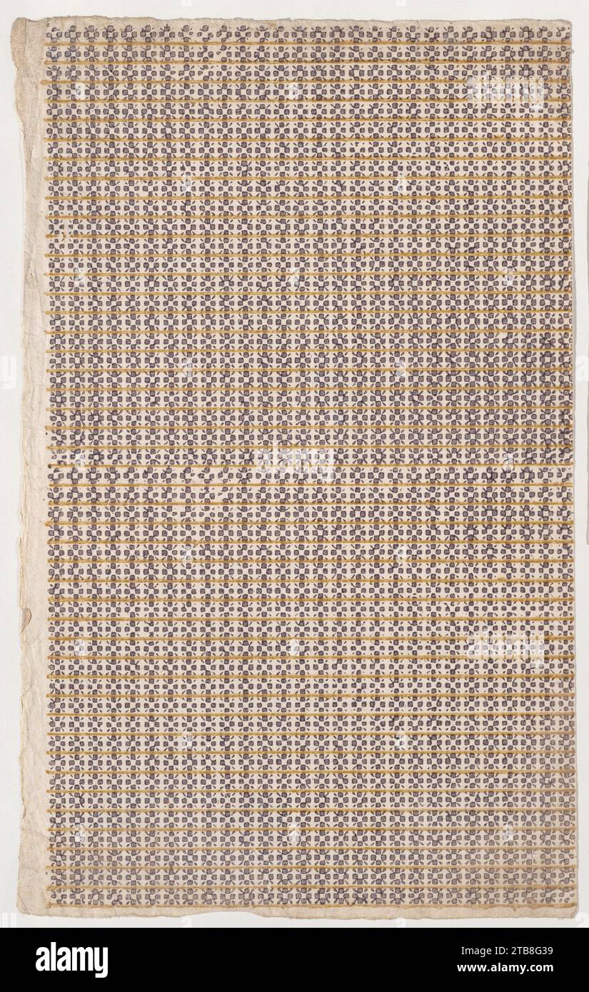 Sheet with overall abstract pattern 1952 by Anonymous Stock Photo - Alamy