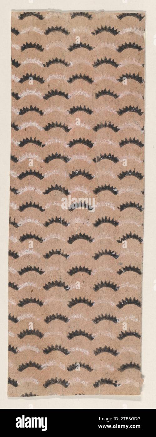 Sheet with overall curved line pattern 1926 by Anonymous Stock Photo ...
