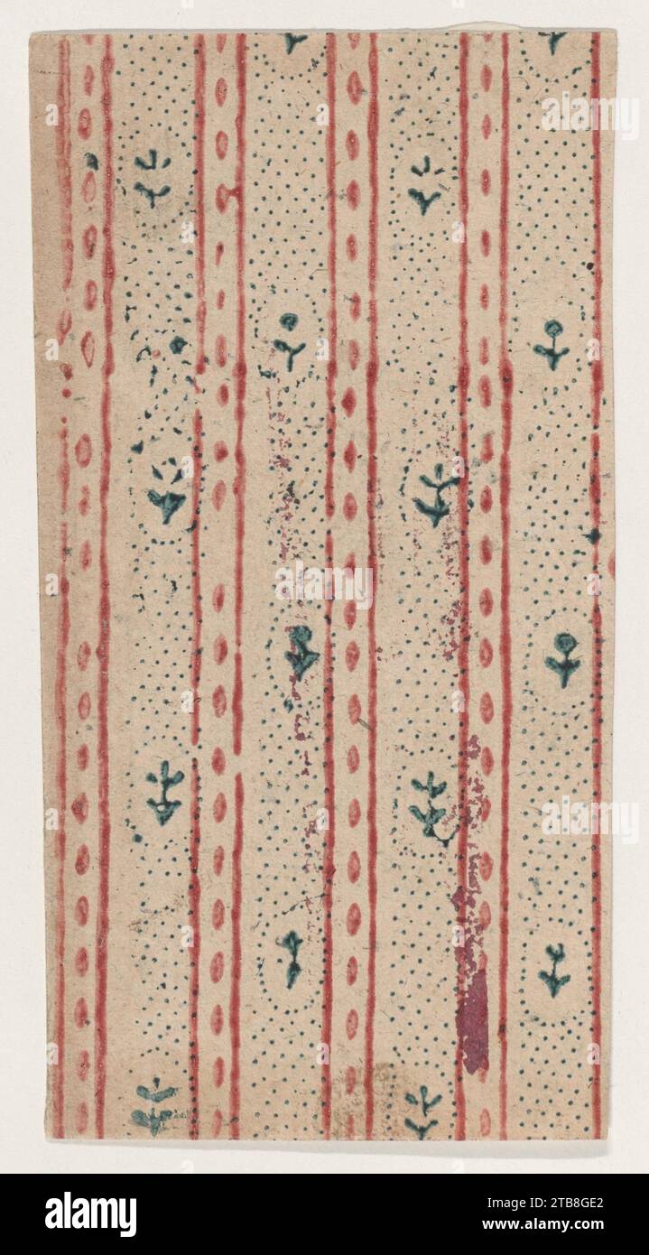 Sheet with overall stripe and dot pattern 1948 by Anonymous Stock Photo ...