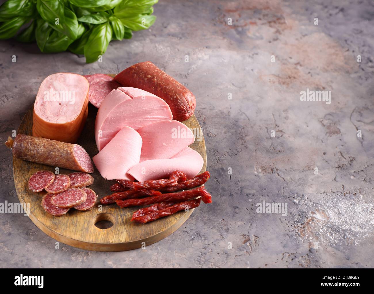 Appetizer assortment deli meats hi-res stock photography and images - Alamy