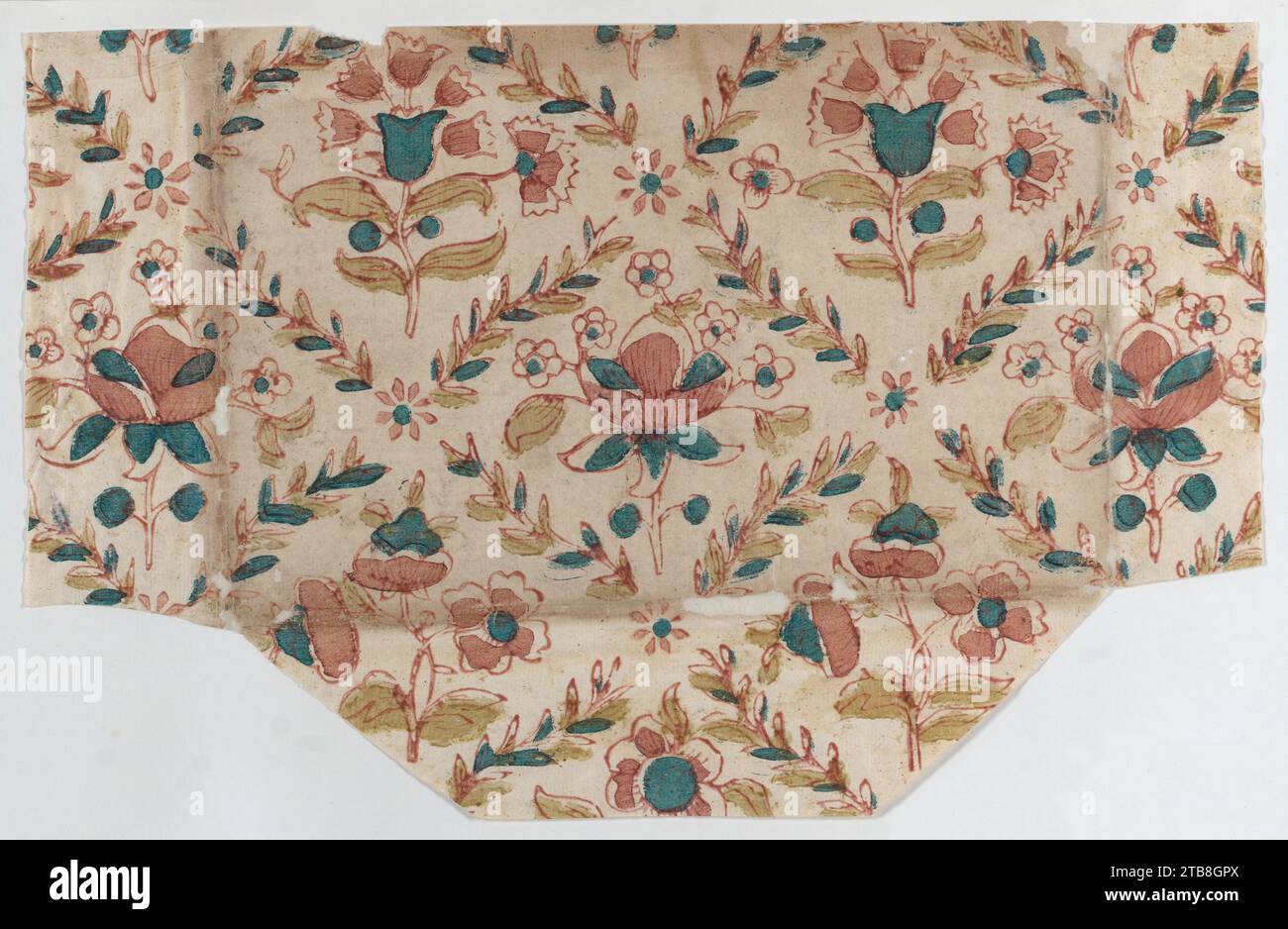 Sheet with floral and leaf pattern 1939 by Anonymous Stock Photo - Alamy