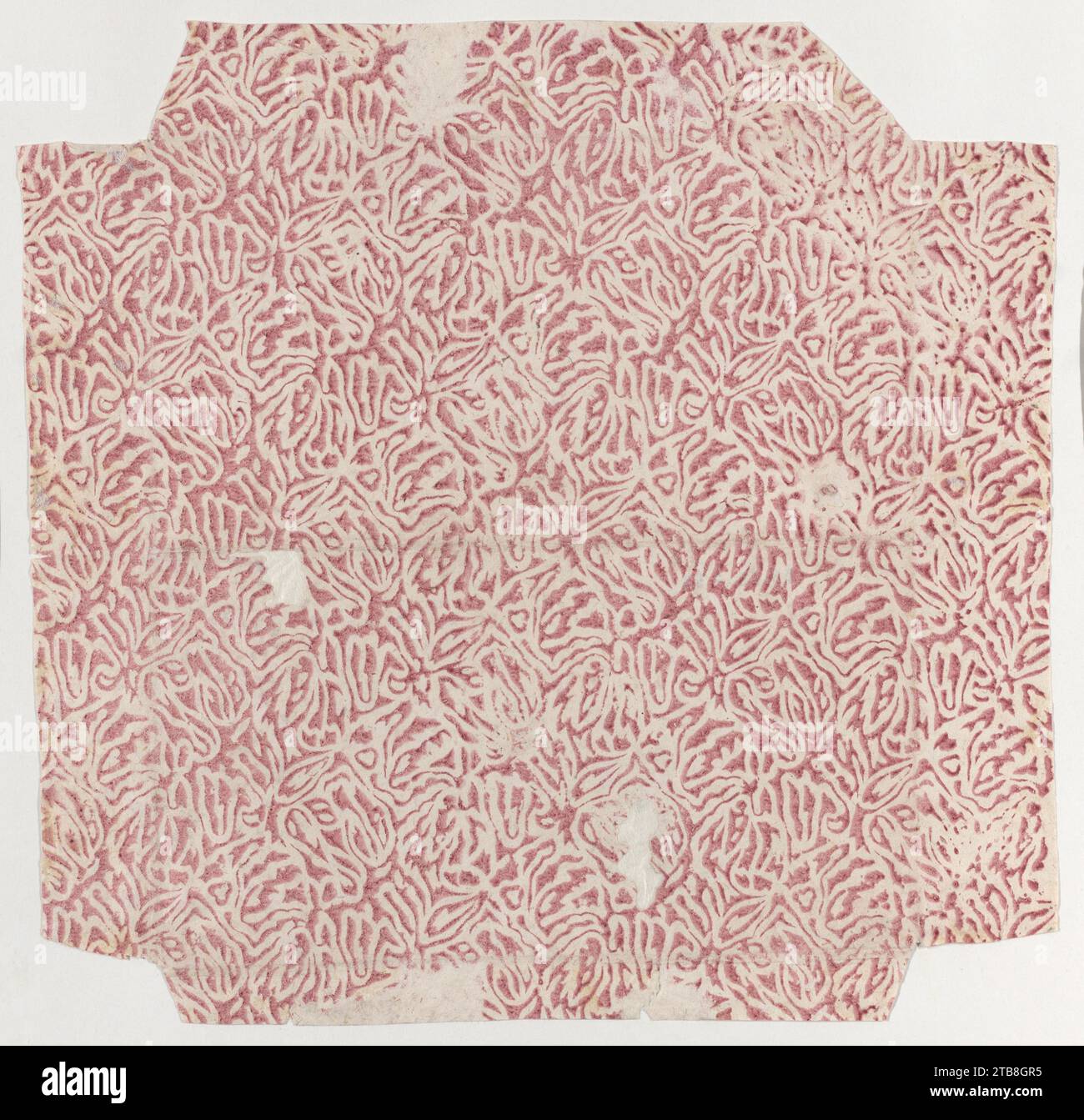 Sheet with red abstract pattern 1939 by Anonymous Stock Photo - Alamy