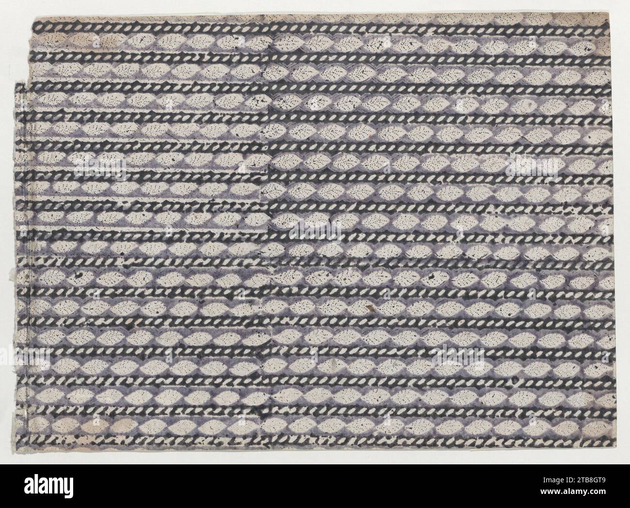 Sheet with gray and black abstract pattern 1940 by Anonymous Stock ...