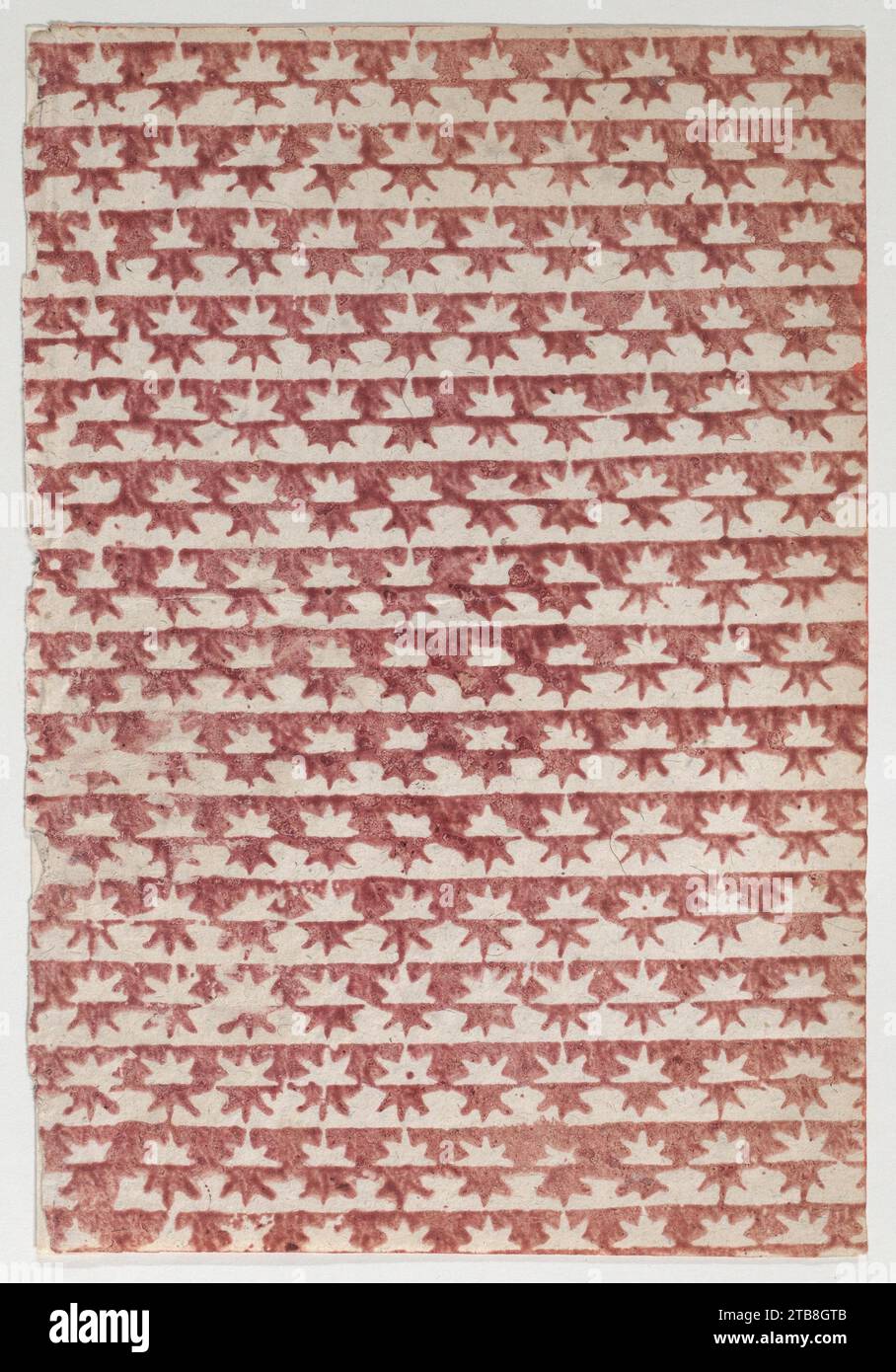 Sheet with overall red star pattern 1939 by Anonymous Stock Photo - Alamy