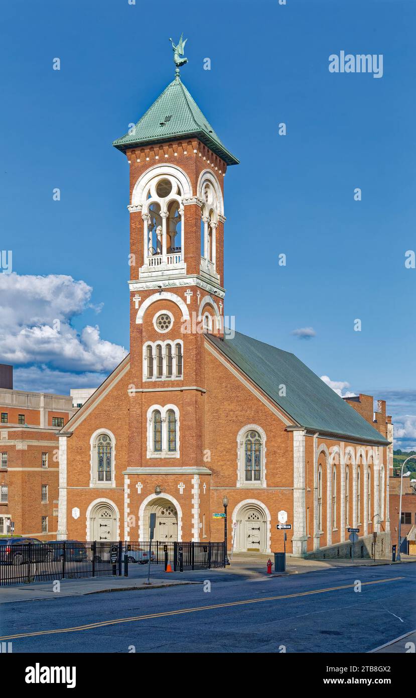Charles Nichols and Frederick Brown designed Albany landmark St. Mary’s Roman Catholic Church ...