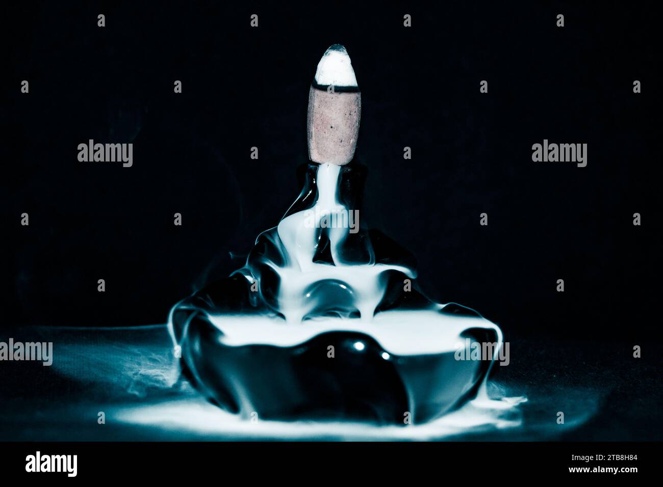 Cone Incense smoke Stock Photo - Alamy