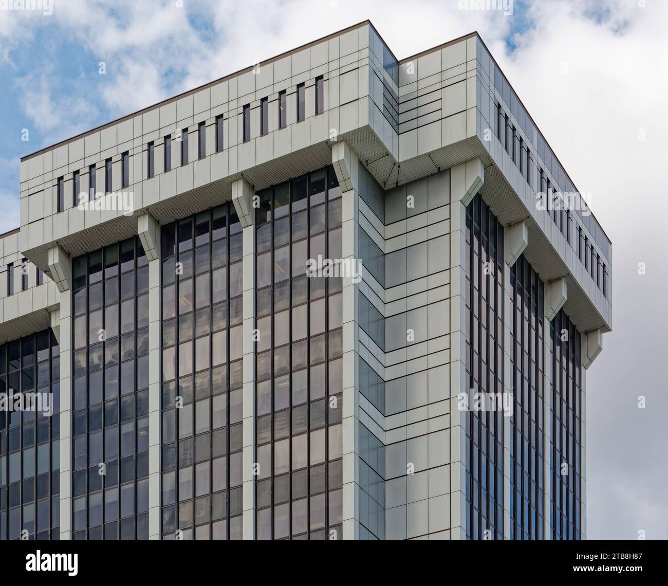 One Commerce Plaza, a Downtown Albany skyscraper, had its white marble ...