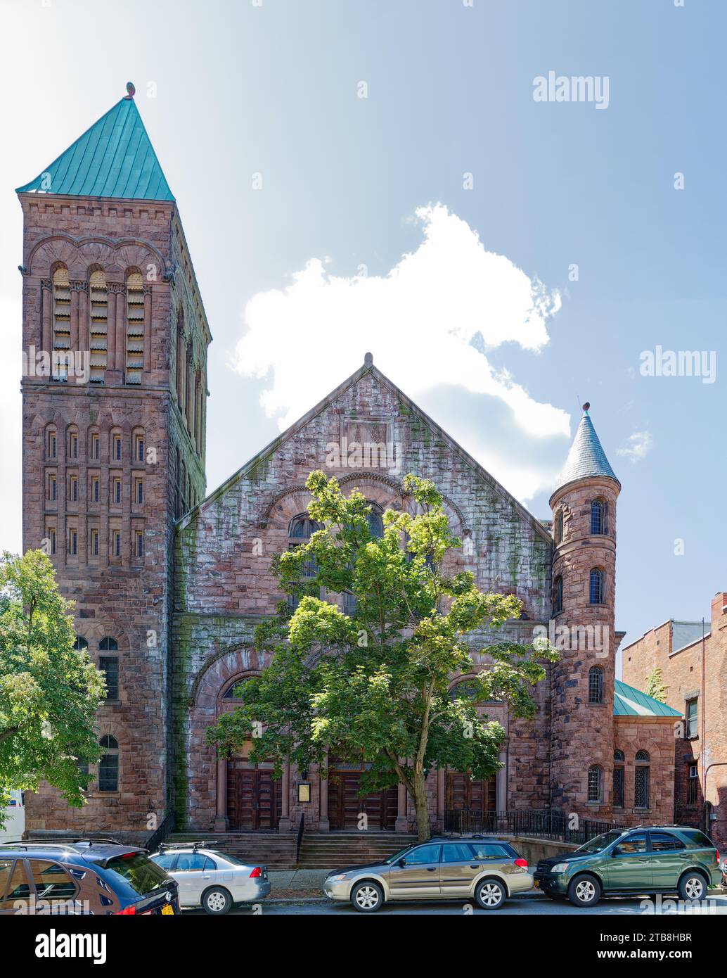 Adolph Fleischman and Isaac Perry designed synagogue Temple Beth Emeth ...