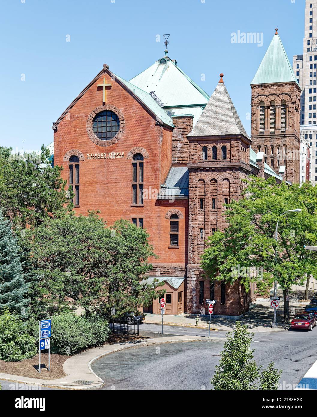 Adolph Fleischman and Isaac Perry designed synagogue Temple Beth Emeth ...