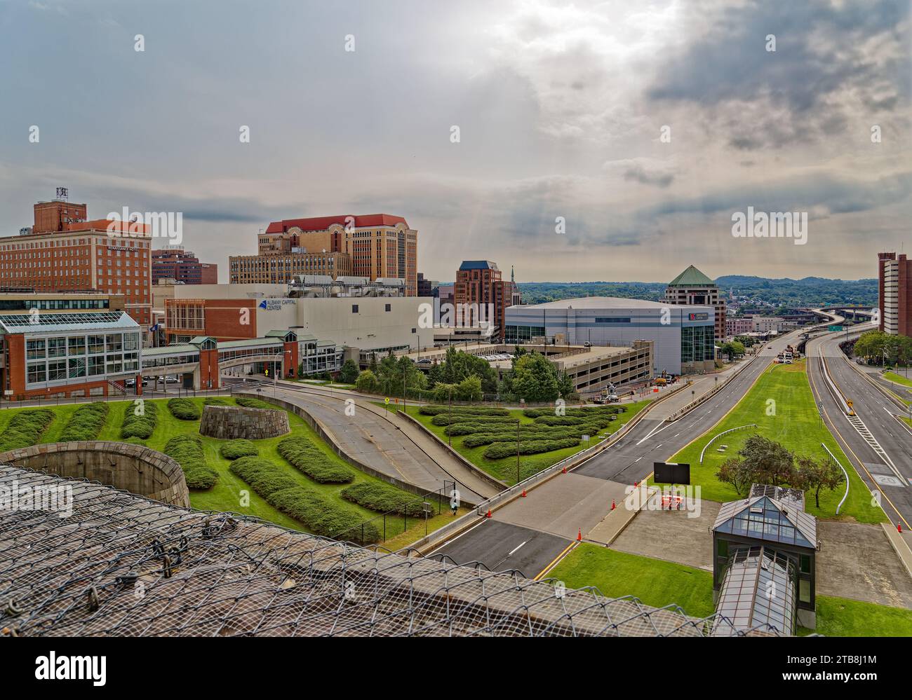 2018 photo of sports and event venue Times Union Center, originally ...