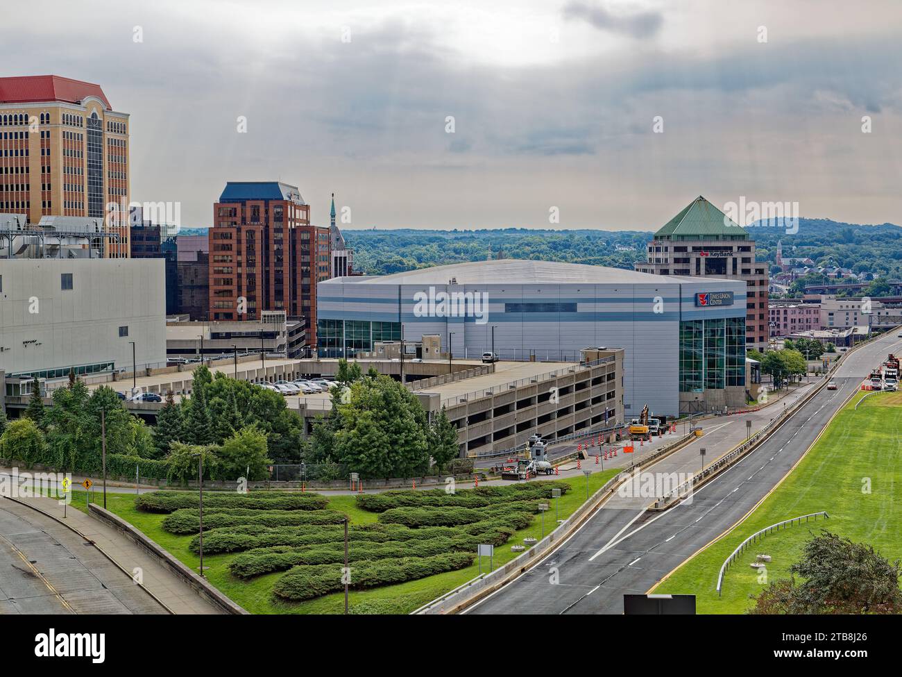 2018 photo of sports and event venue Times Union Center, originally ...