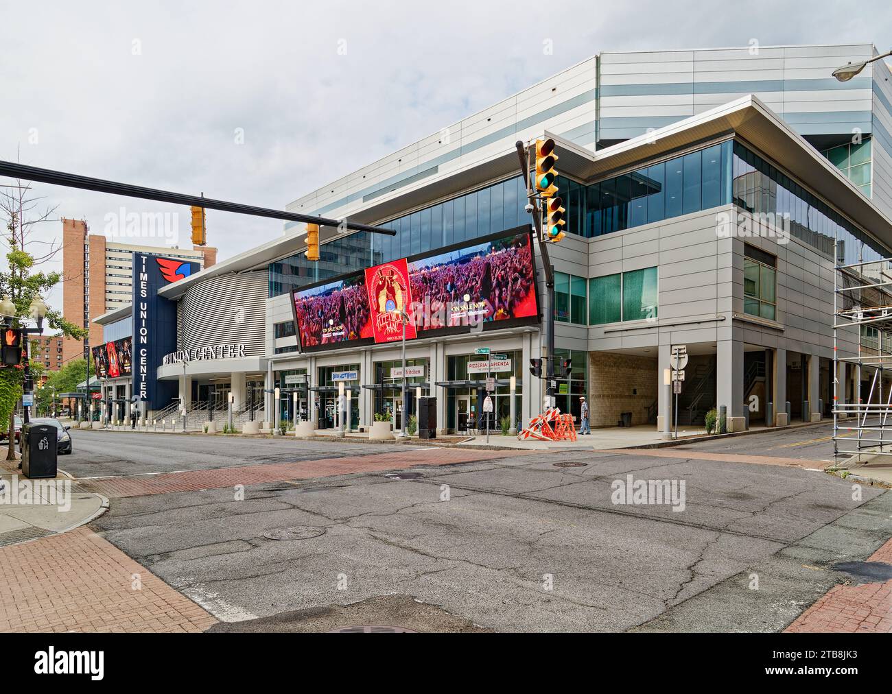2018 photo of sports and event venue Times Union Center, originally ...
