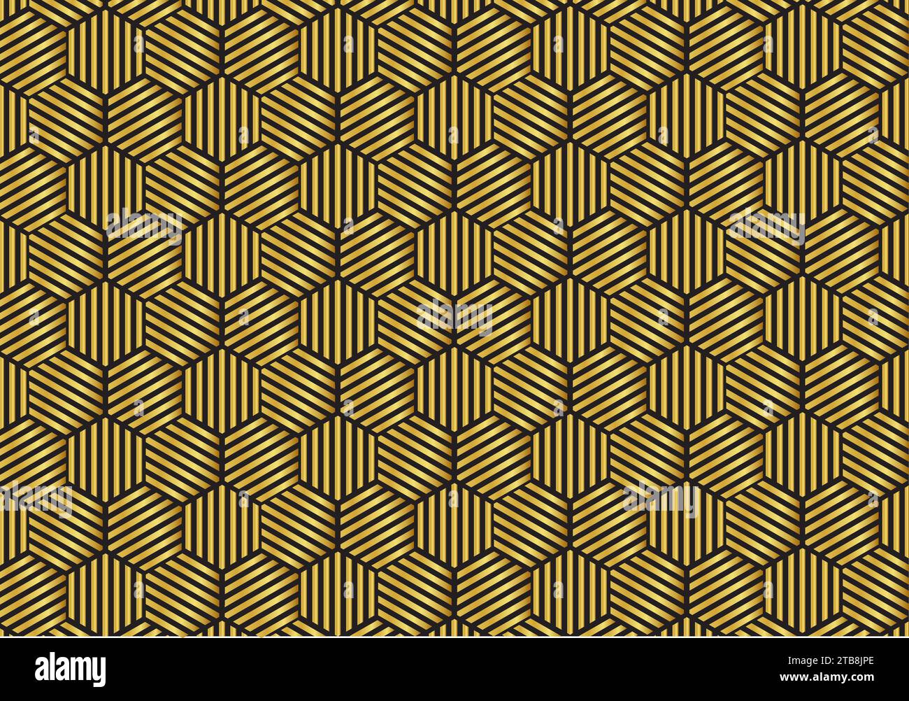 Golden triangle vector pattern Stock Vector Images - Alamy