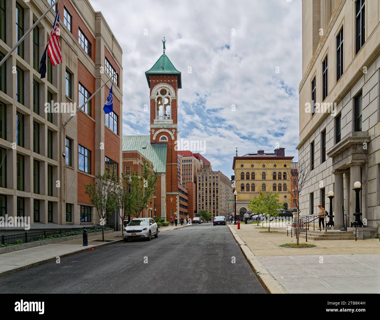 Charles Nichols and Frederick Brown designed Albany landmark St. Mary’s Roman Catholic Church ...