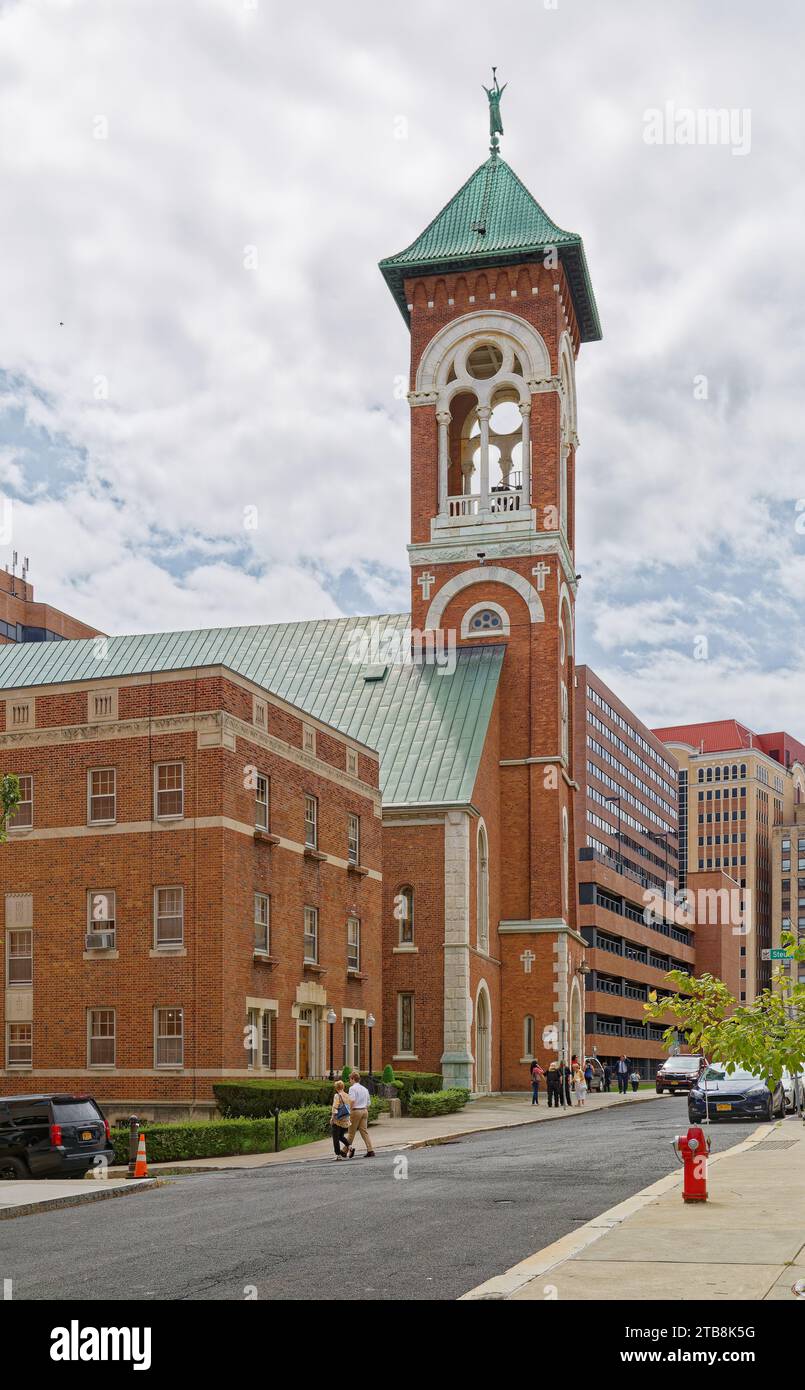 Charles Nichols and Frederick Brown designed Albany landmark St. Mary’s Roman Catholic Church ...