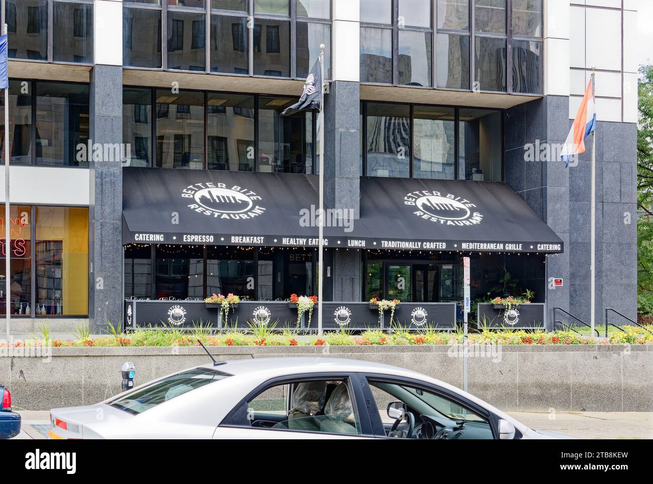 One Commerce Plaza, a Downtown Albany skyscraper, had its white marble ...