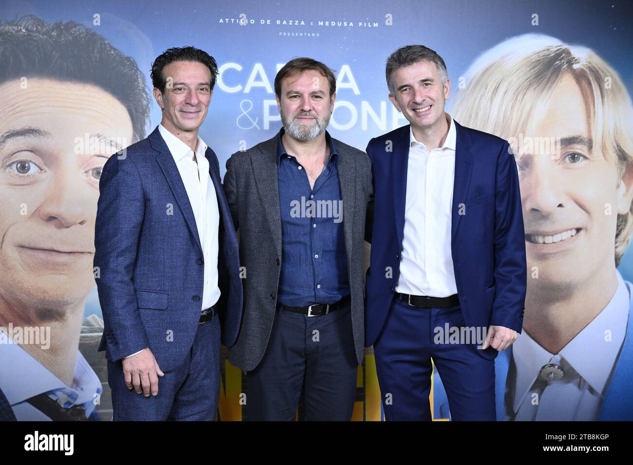 Rome, Italy. 05th Dec, 2023. Salvo Ficarra, Francesco Amato and ...