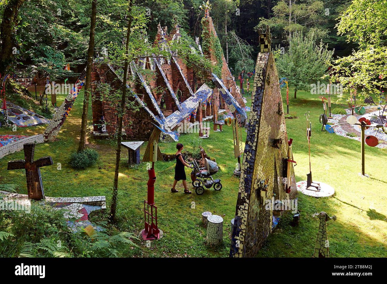 Site of the Cathedral of Jean Linard in Neuvy-deux-Clochers (central ...