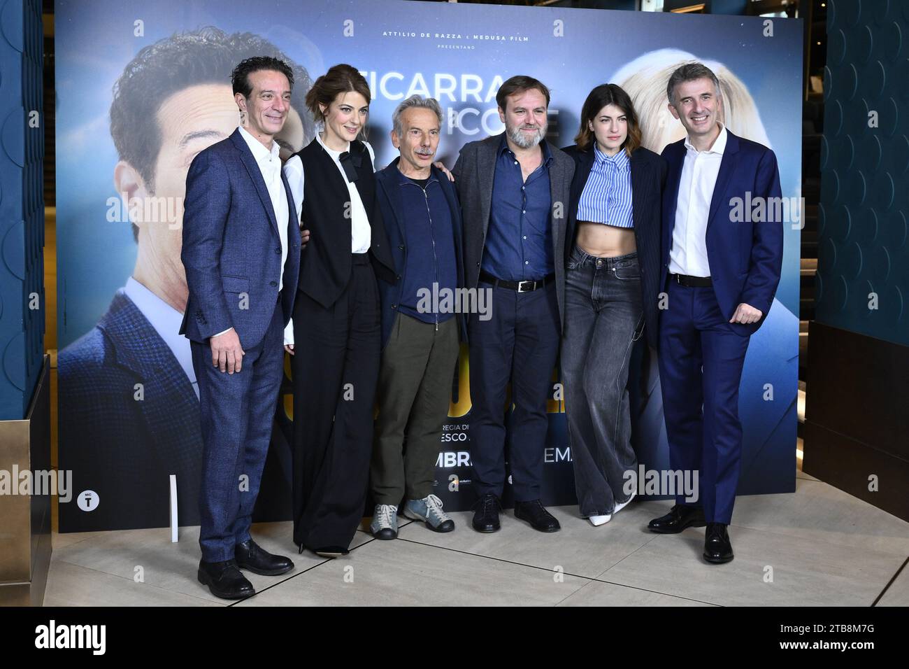 Rome, Italy. 05th Dec, 2023. Salvo Ficarra, Barbara Ronchi, Giovanni ...