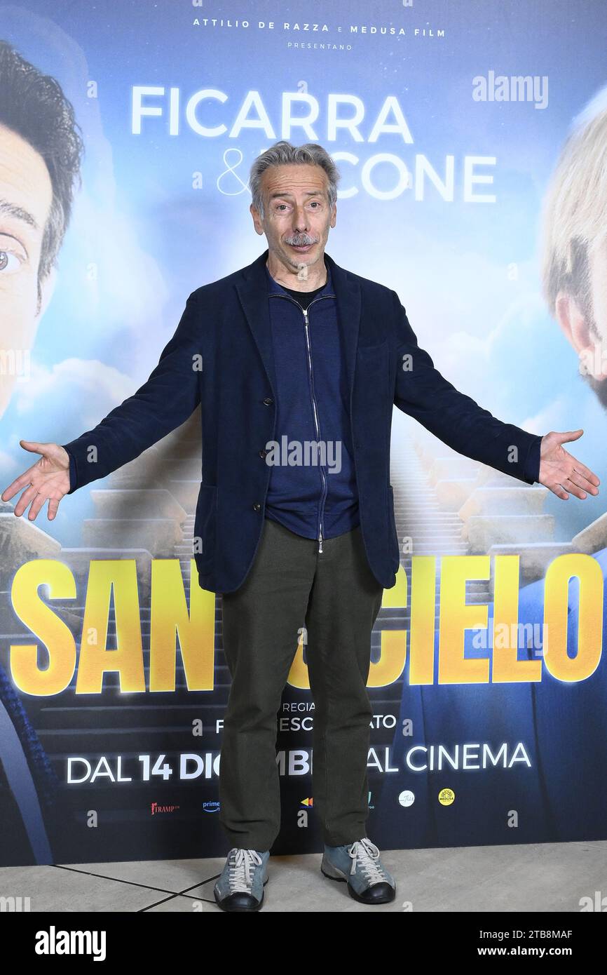 Giovanni Storti during the Photocall of the movie "Santocielo ...