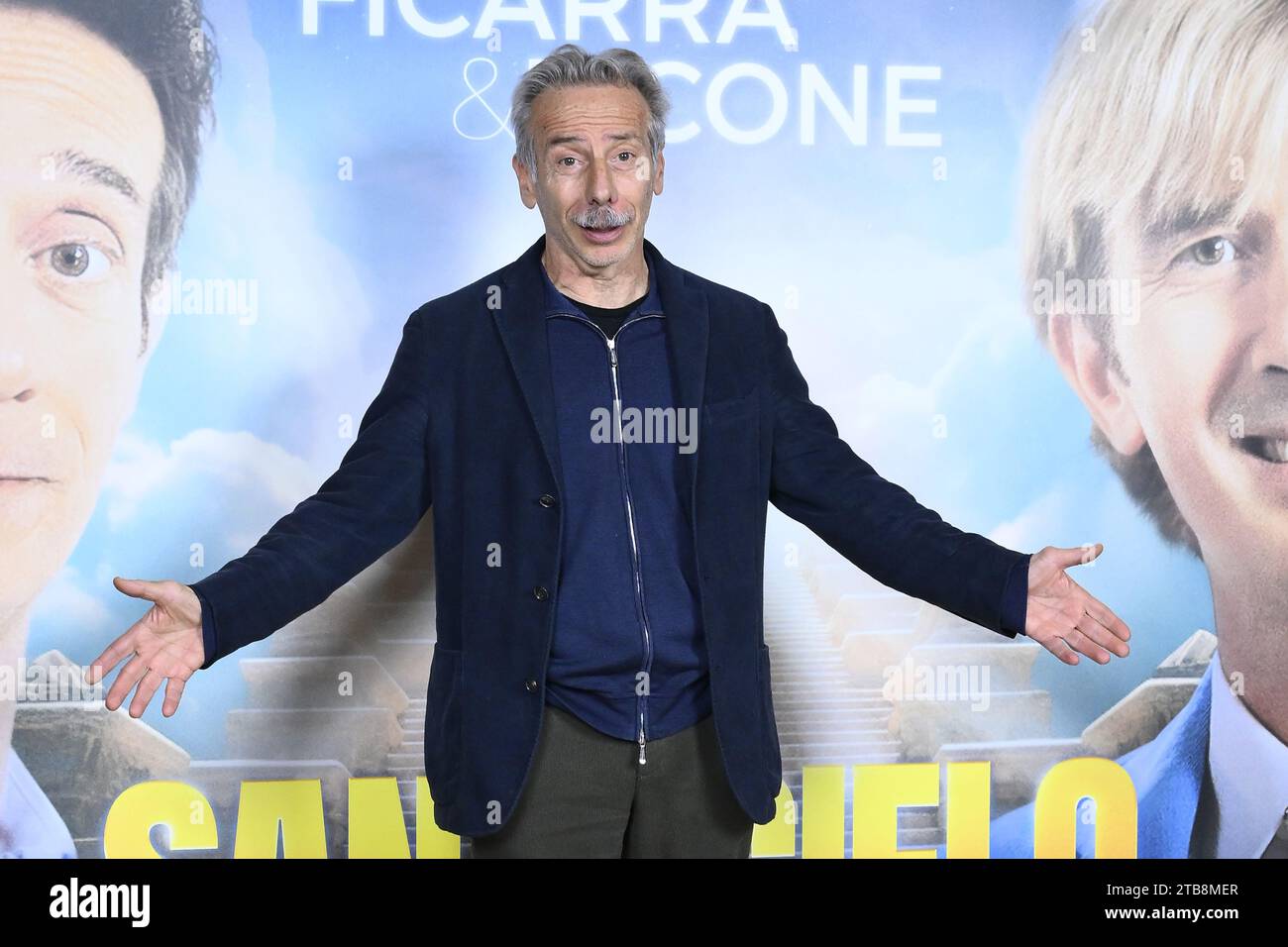 Giovanni Storti during the Photocall of the movie "Santocielo ...