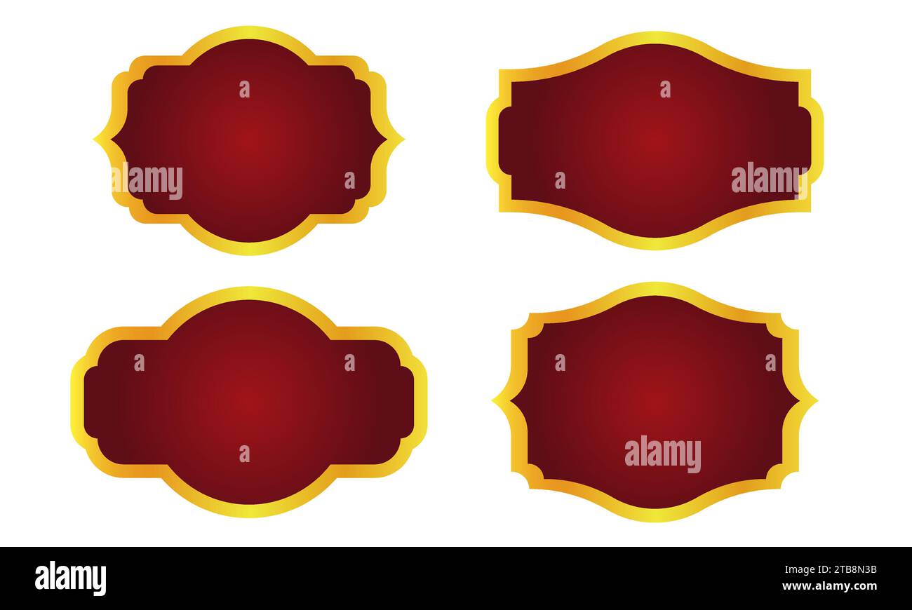 Vector set of realistic isolated retro rectangle neon billboards ...