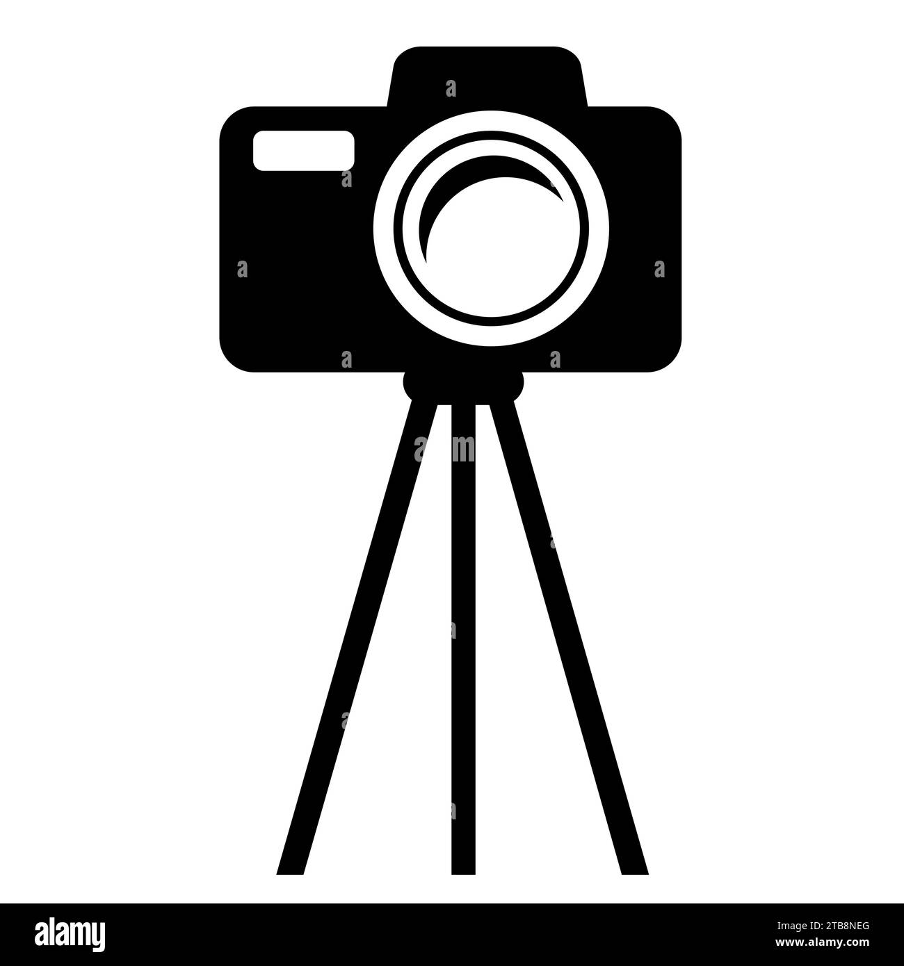 photo camera and tripod vector illustration Stock Vector Image & Art ...