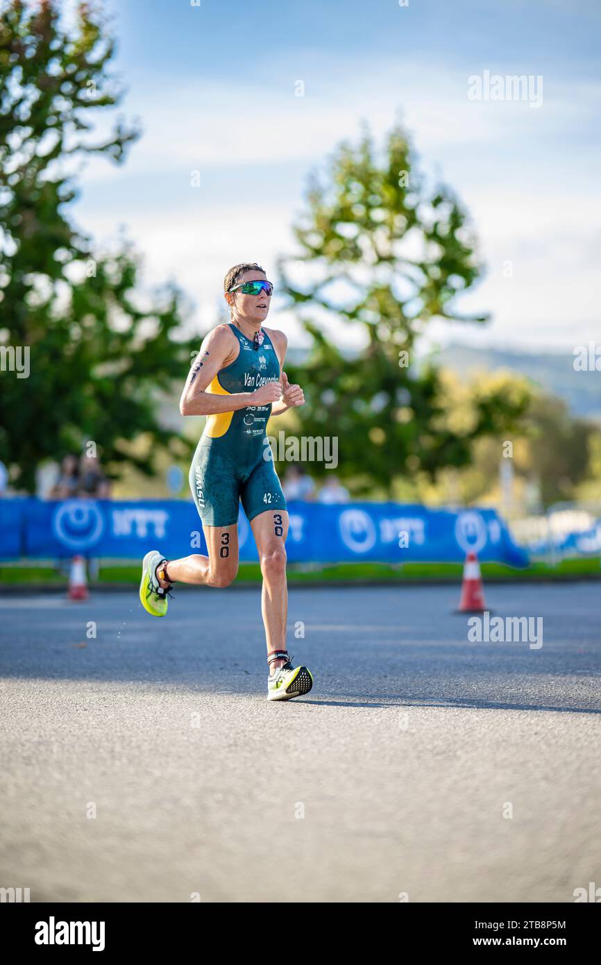 Natalie Van Coevorden participating in Pontevedra in the 2023 World ...