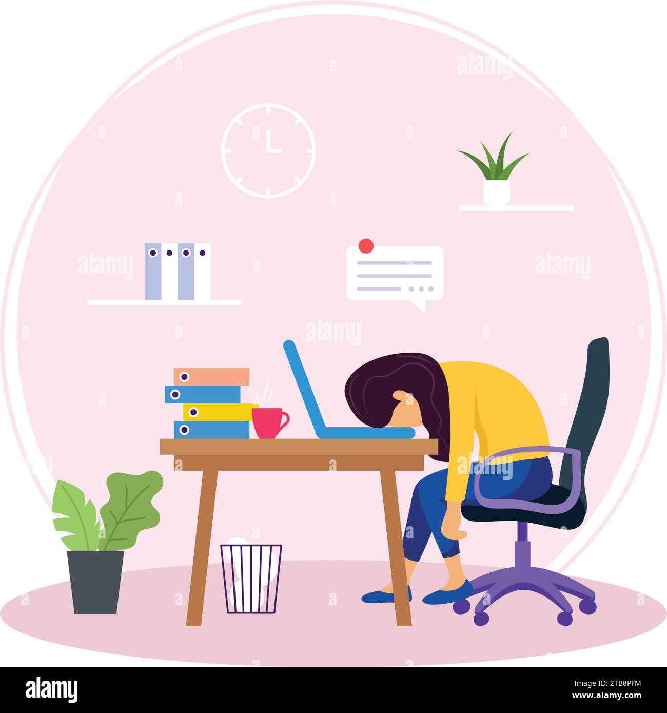 People sitting down negative workplace Stock Vector Images - Alamy